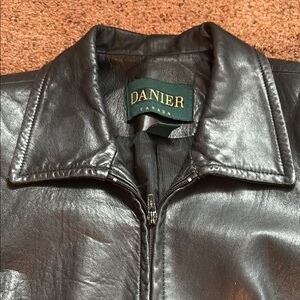 Danier | Jackets & Coats | Danier Womens Black Leather Jacket Petite Size 46 | Poshmark
